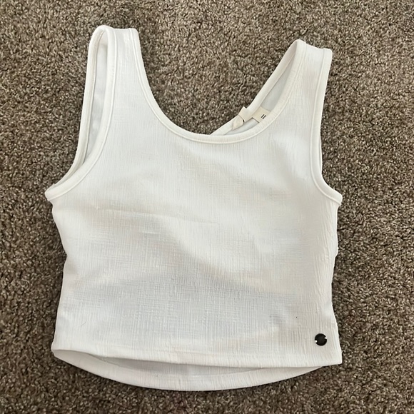 Roxy | Tops | Roxy Tank Top With Cross Over And Cut Out Back | Poshmark